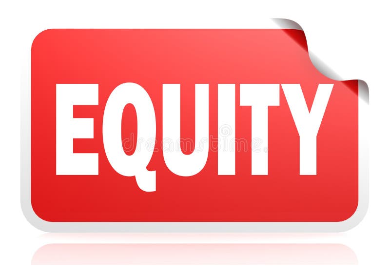 Equity Banner. Equity Ribbon Label Sign Set Stock Vector - Illustration ...