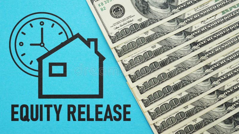 Equity Release is Shown Using the Text Stock Image - Image of home ...