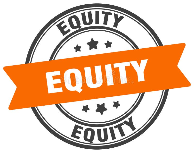 Equity Stamp. Equity Label on Transparent Background. Round Sign Stock ...