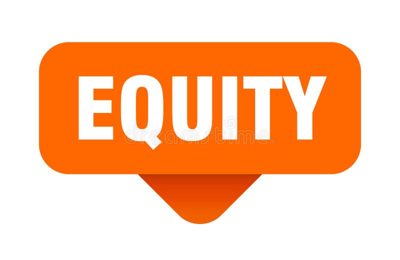 Equity Sticker. Equity Sign on Transparent Background Stock Vector ...