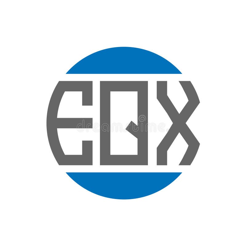 EQX Letter Logo Design on White Background. EQX Creative Initials ...