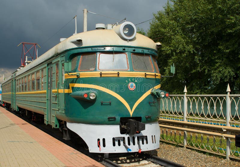 ER-9 electric engine stock image. Image of russia, elektrichka - 14944595