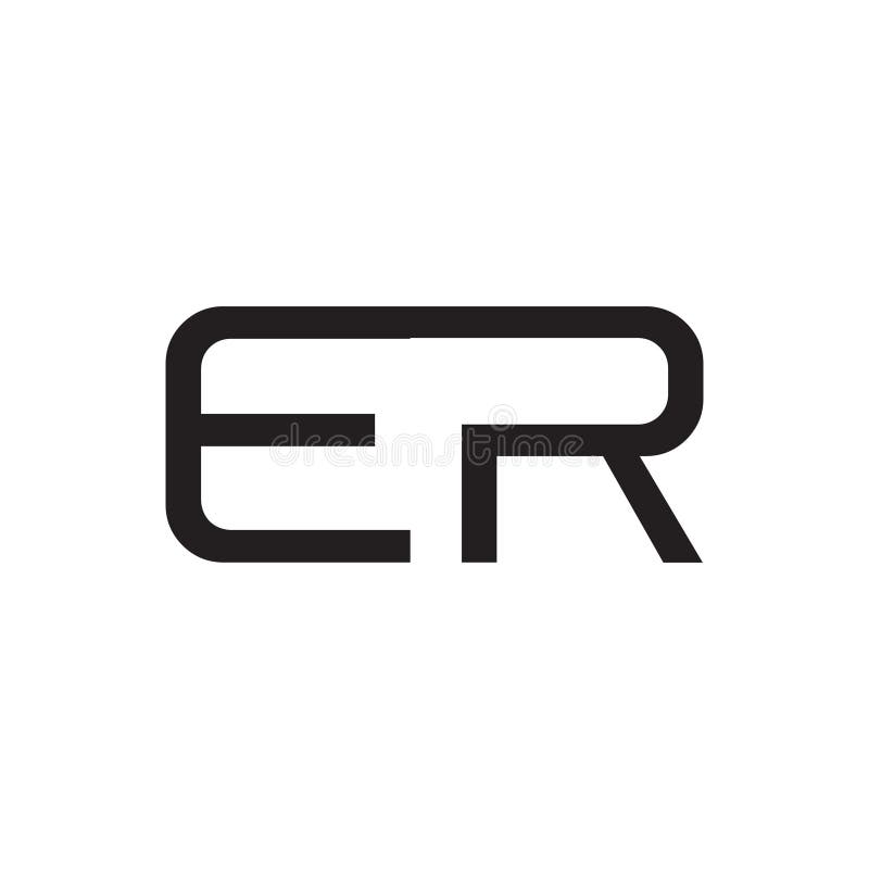 Er Initial Letter Vector Logo Icon Stock Vector - Illustration of ...