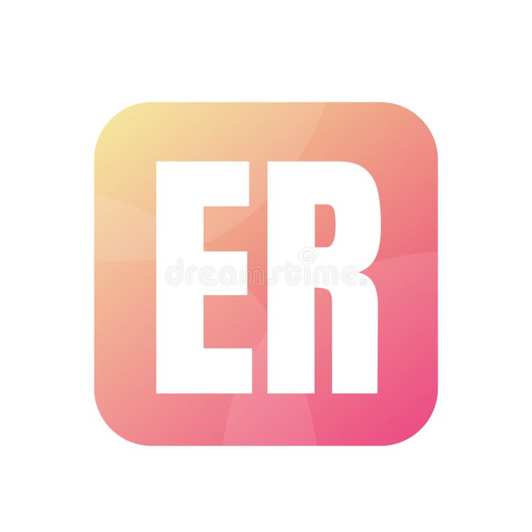 Er Letter Logo Stock Illustrations – 1,798 Er Letter Logo Stock ...
