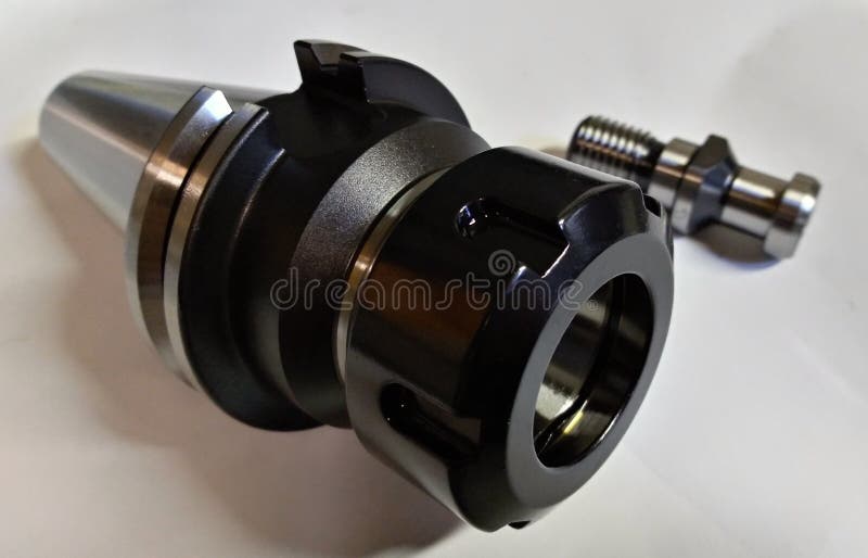 Spring collet chuck system stock photo. Image of industrial - 131186860