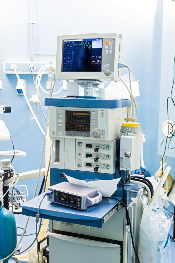 ER Ventilator Machine stock image. Image of controlled - 64645319