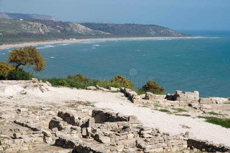 Eraclae Minoa,Sicily, Italy Stock Photo - Image of house, reef: 66146512