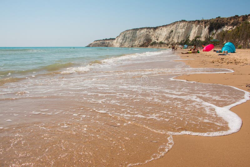 Eraclea minoa sicile stock image. Image of island, sicily - 2717739