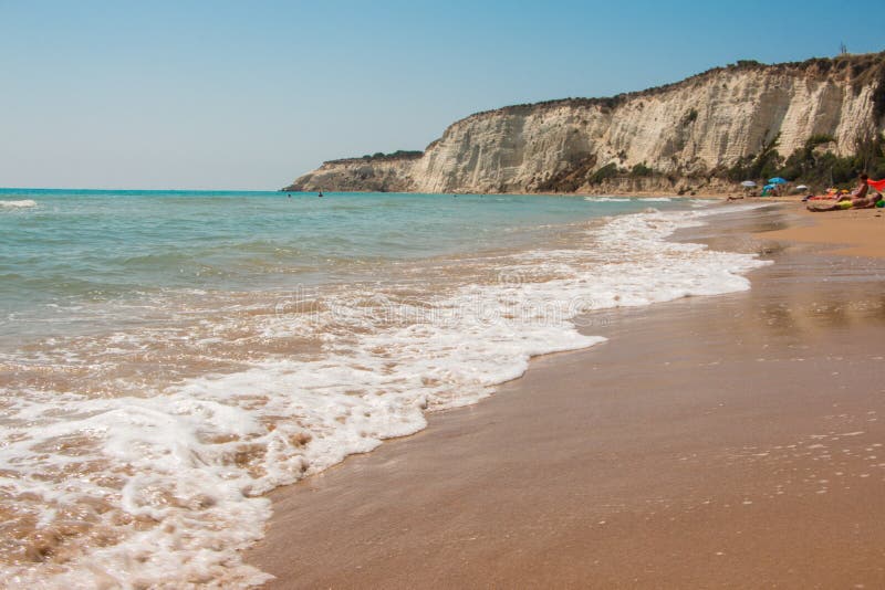 Eraclea Minoa editorial photo. Image of beach, water - 104009066