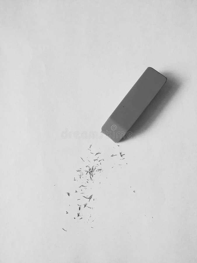Erase with an Eraser, Erase, Correct Stock Image - Image of problems ...