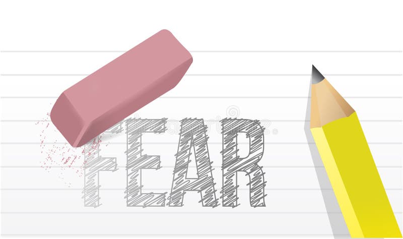 Erase Fears Concept Illustration Design Stock Illustration ...