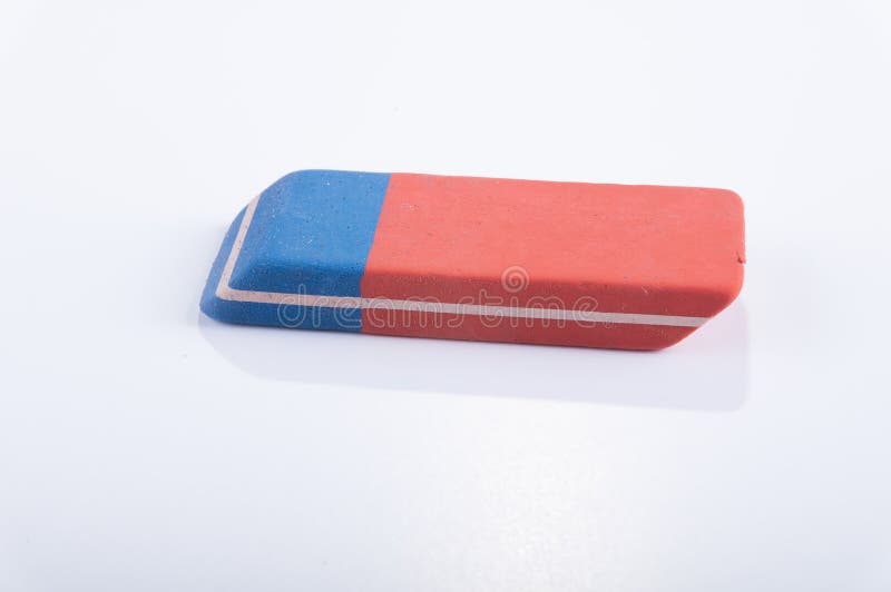 Eraser - Isolated on White Background Stock Image - Image of office ...
