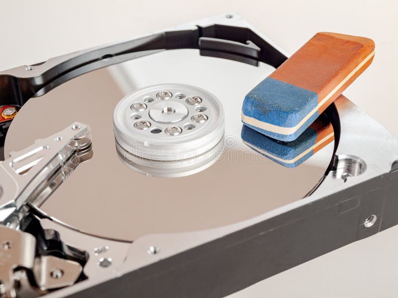 Eraser for Erasing Against the Background of the Hard Disk of the Data ...