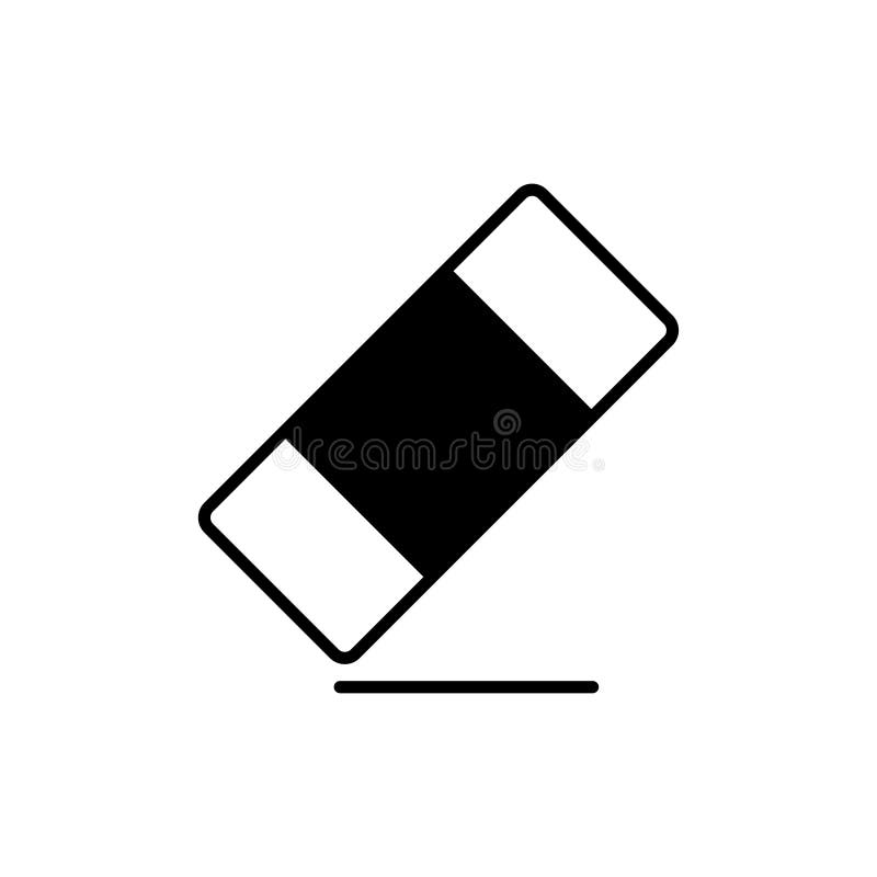 Eraser Icon Flat Vector Template Design Trendy Stock Vector ...
