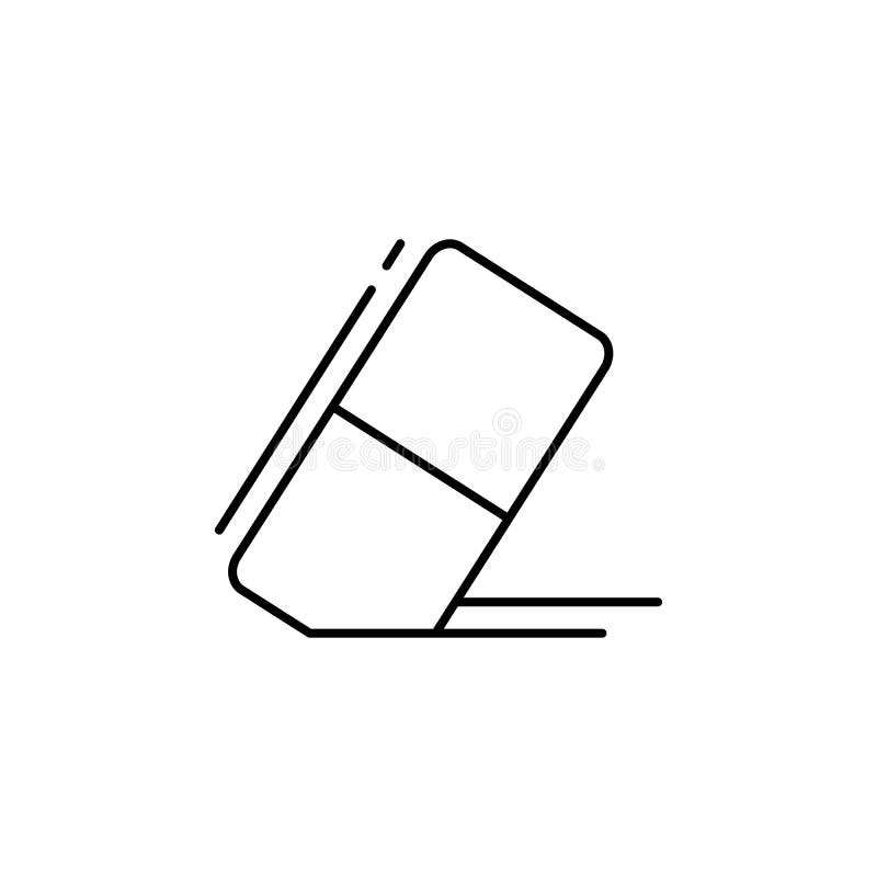 Eraser Outline Icon. Simple Vector For UI And UX, Website Or Mobile ...