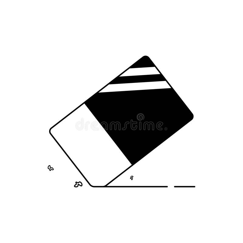 Eraser Icon Vector Template Design Stock Illustration - Illustration of ...