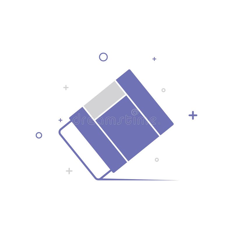 Eraser Icon Vector Template Design Stock Illustration - Illustration of ...