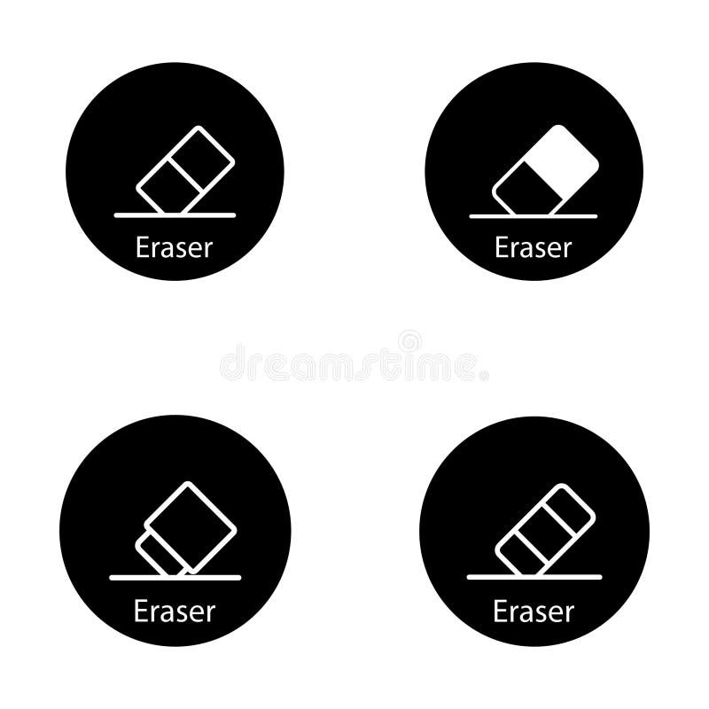 Eraser icon vector stock vector. Illustration of calculator - 289433222