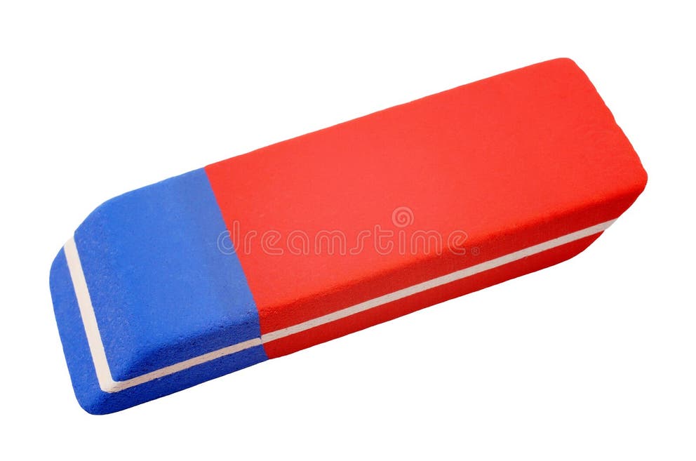Eraser - Isolated on White Background Stock Image - Image of office ...