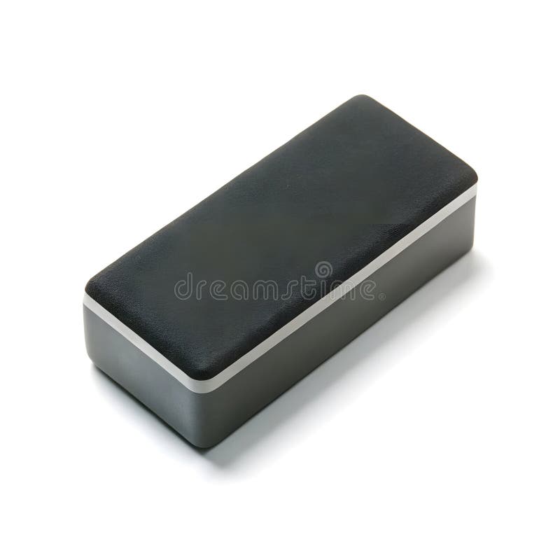 Eraser Isolated on White Background. Stock Illustration - Illustration ...