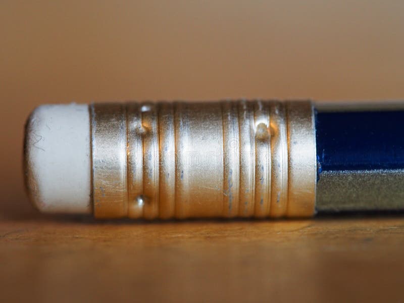Eraser on a pencil stock photo. Image of macro, rubber - 376277416