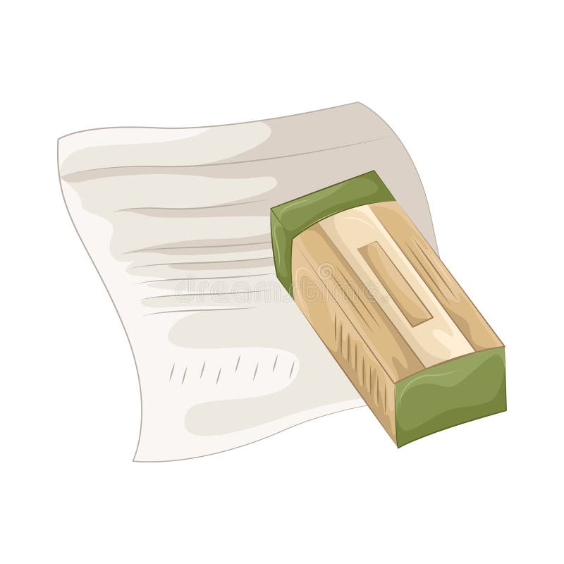 Eraser To Erase Pencil Marks, so that the Paper Remains Clean and Ready ...