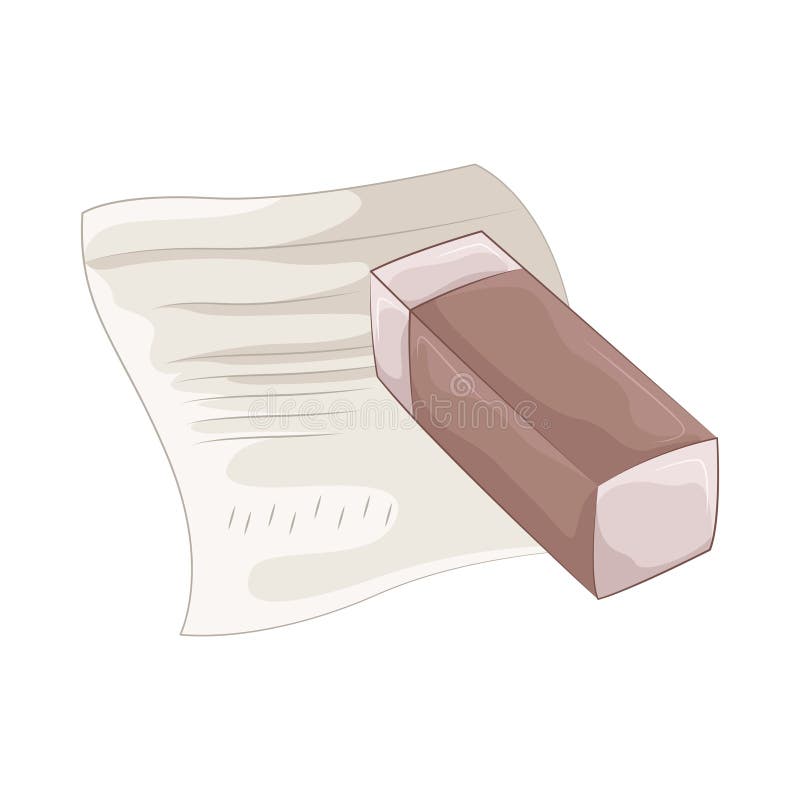 Eraser To Erase Pencil Marks, so that the Paper Remains Clean and Ready ...
