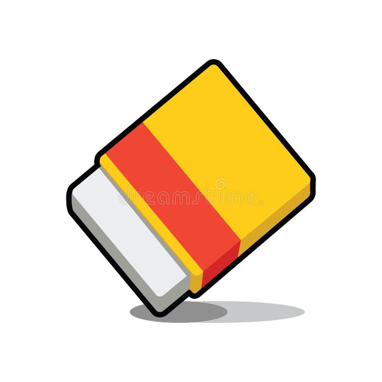 Eraser. Vector Illustration Decorative Design Stock Vector ...