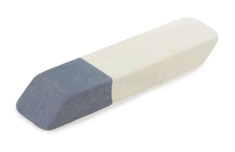 Eraser - Isolated on White Background Stock Image - Image of office ...