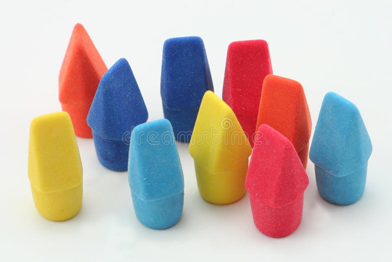 Erasers stock photo. Image of blue, education, everyday - 1402914
