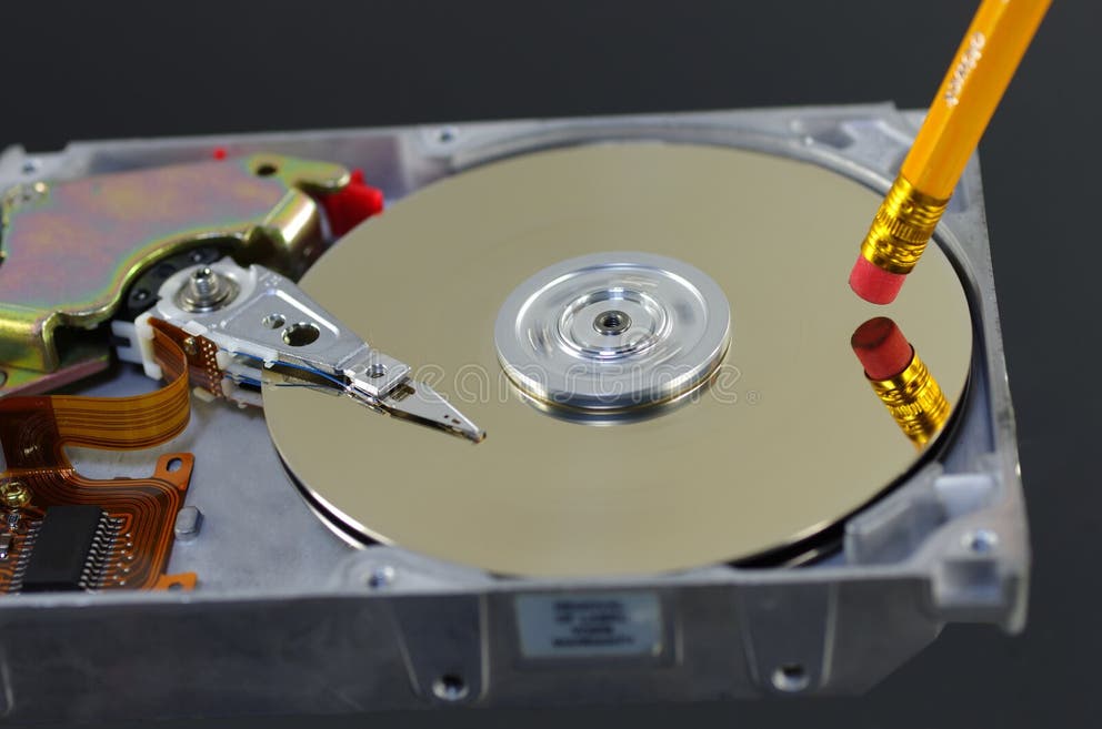 Erasing data stock image. Image of backup, close, drive - 79679143