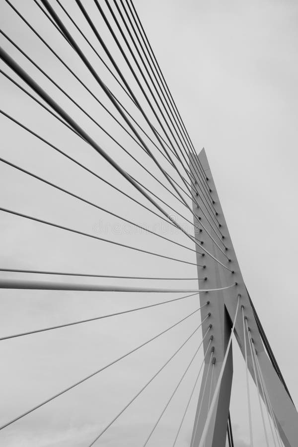 Erasmus bridge editorial photo. Image of metal, load - 32541921