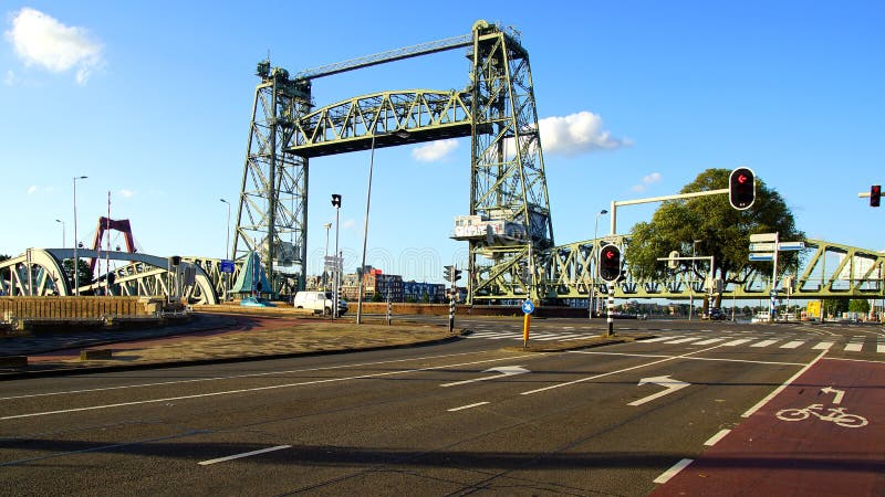 Old port in Rotterdam. stock photo. Image of container - 26326244