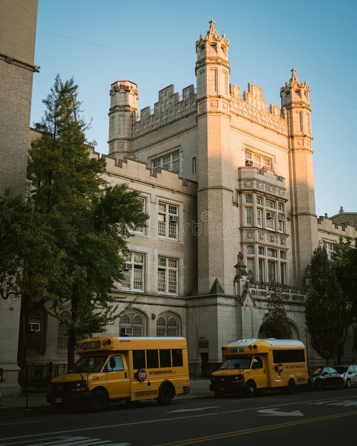Erasmus Hall High School Architecture, Brooklyn, New York Editorial ...