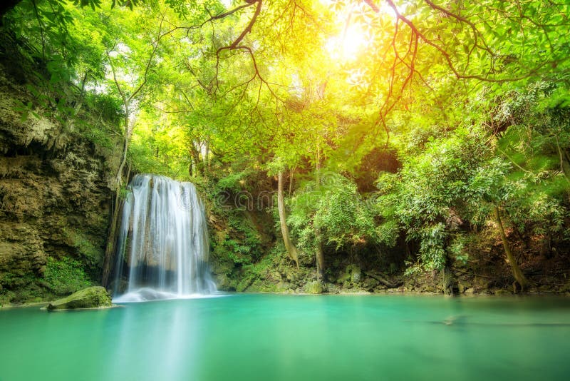 Spring Waterfall Scenes Wallpaper