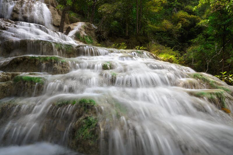 Feiyun Waterfall in Zhangjiang Scenic Spot,Libo,China Stock Photo ...