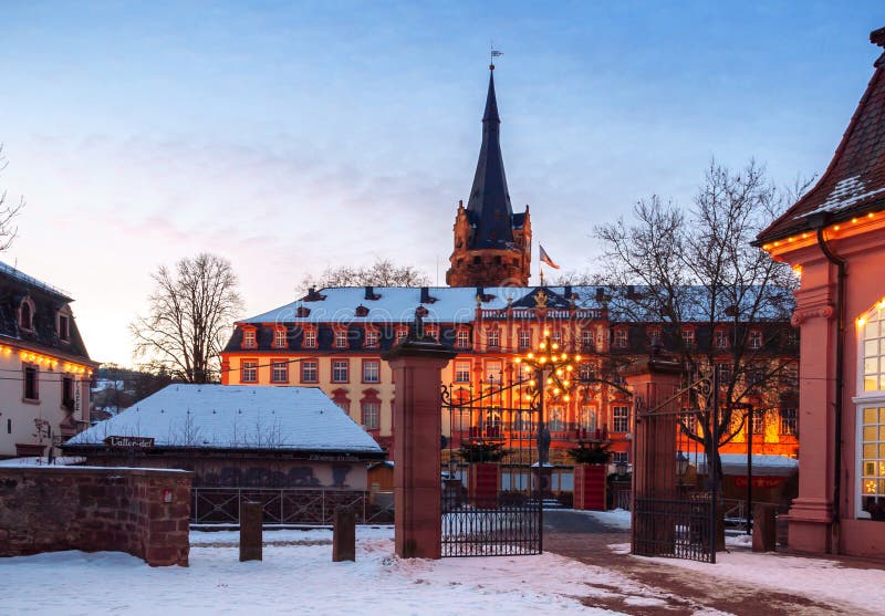 Erbach, Germany stock photo. Image of odenwald, lighting - 61081328