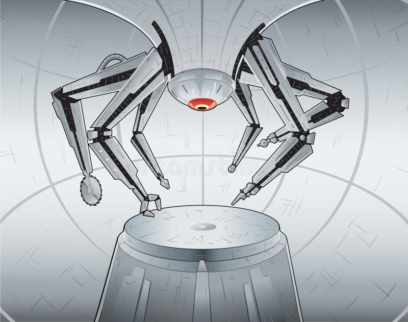 Erbauer-Roboter vektor abbildung. Illustration von wissenschaft - 18387855