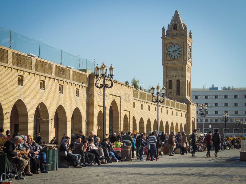 Ville d'Erbil, Irak photographie éditorial. Image du présidence - 64488607