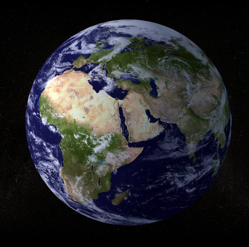 Erde-Kugel stock abbildung. Illustration von planet, asien - 4626829