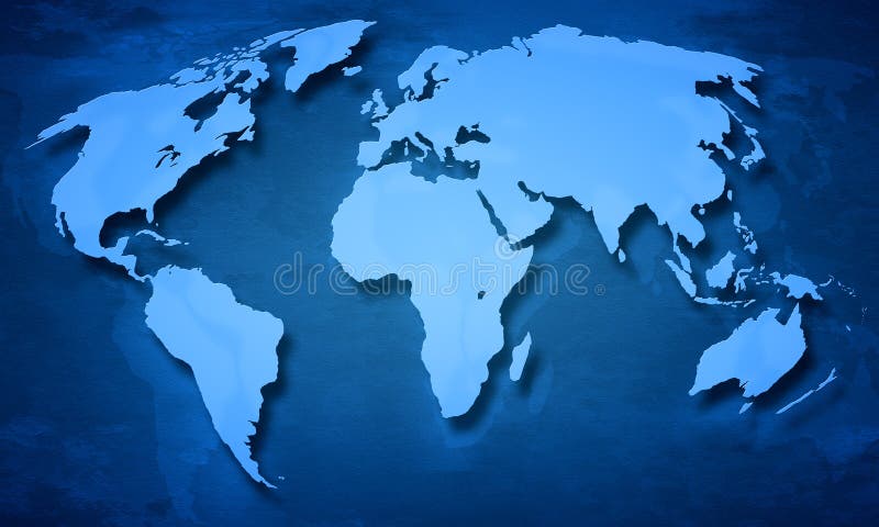 Erde Map stock abbildung. Illustration von ausführlich - 45160247