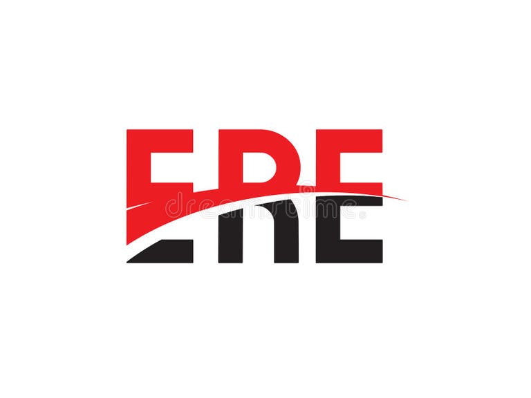 ERE Letter Initial Logo Design Vector Illustration Stock Vector ...