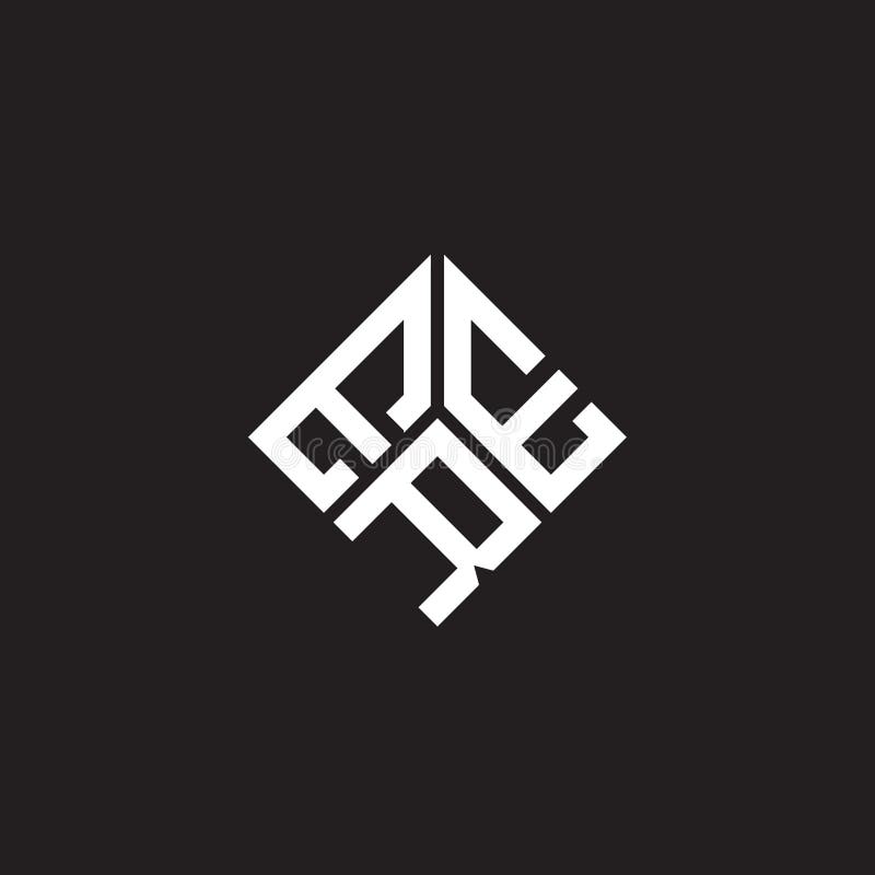 ERE Letter Logo Design on Black Background. ERE Creative Initials ...