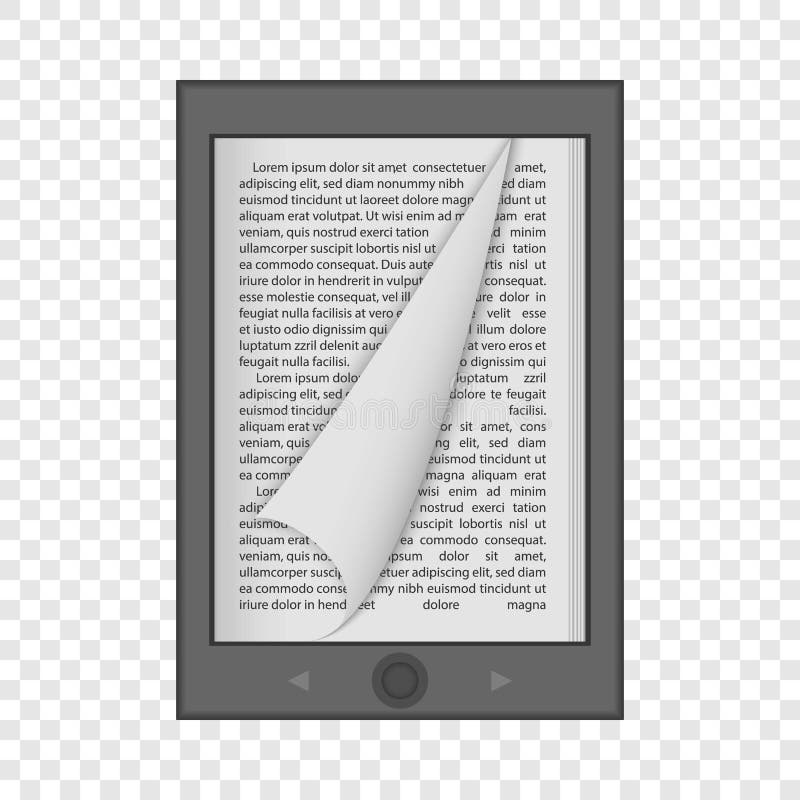Ereader Mockup, Realistic Style Stock Vector - Illustration of notebook ...