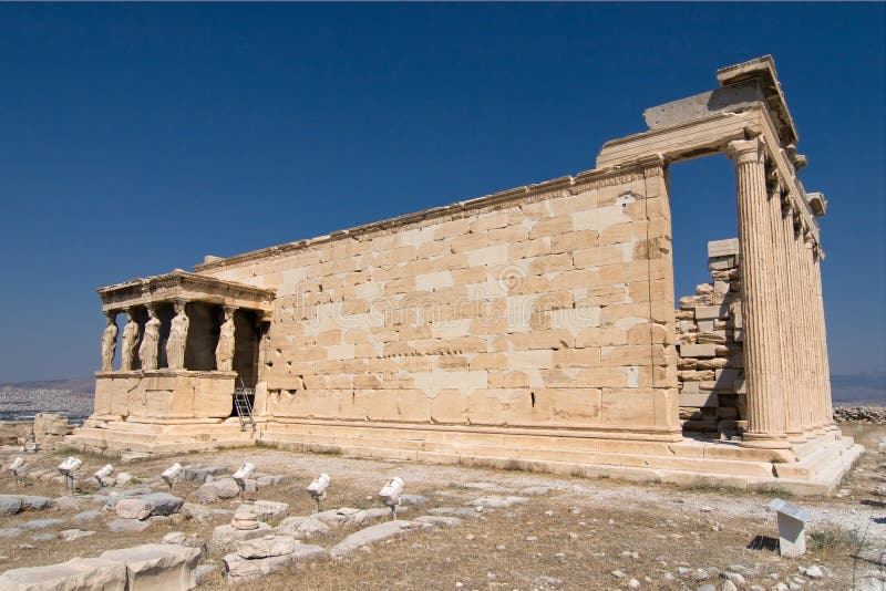 Erechtheion stock photo. Image of ruin, destination, attraction - 24687828