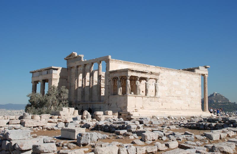 The Erecthion stock photo. Image of wallpaper, city, patron - 3657234