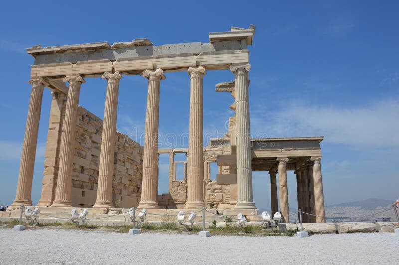 Erehteion in Acropolis stock photo. Image of culture - 53268082
