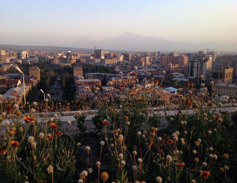 Erevan stock image. Image of cascade, ararat, summer - 120961965