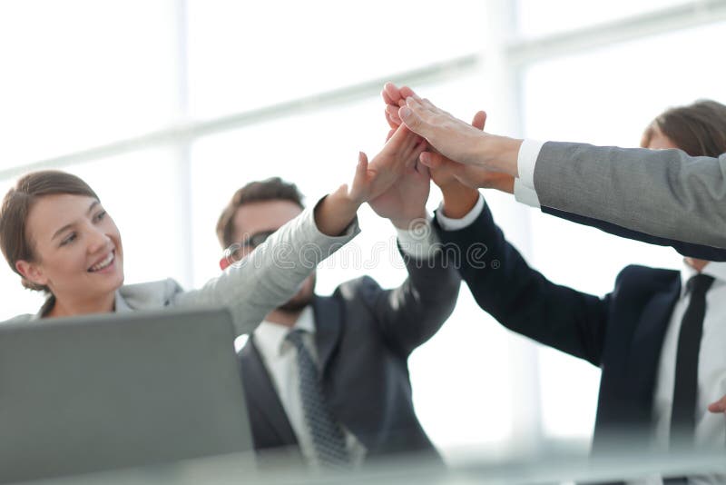 Erfolg Und Sieg Das Konzept Der Teamwork Stockbild - Bild von leistung ...