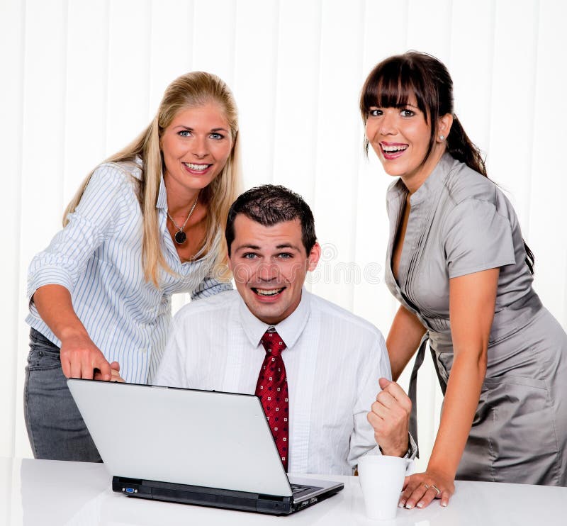 Erfolgreiches Teammeeting stockfoto. Bild von begrifflich - 15589538